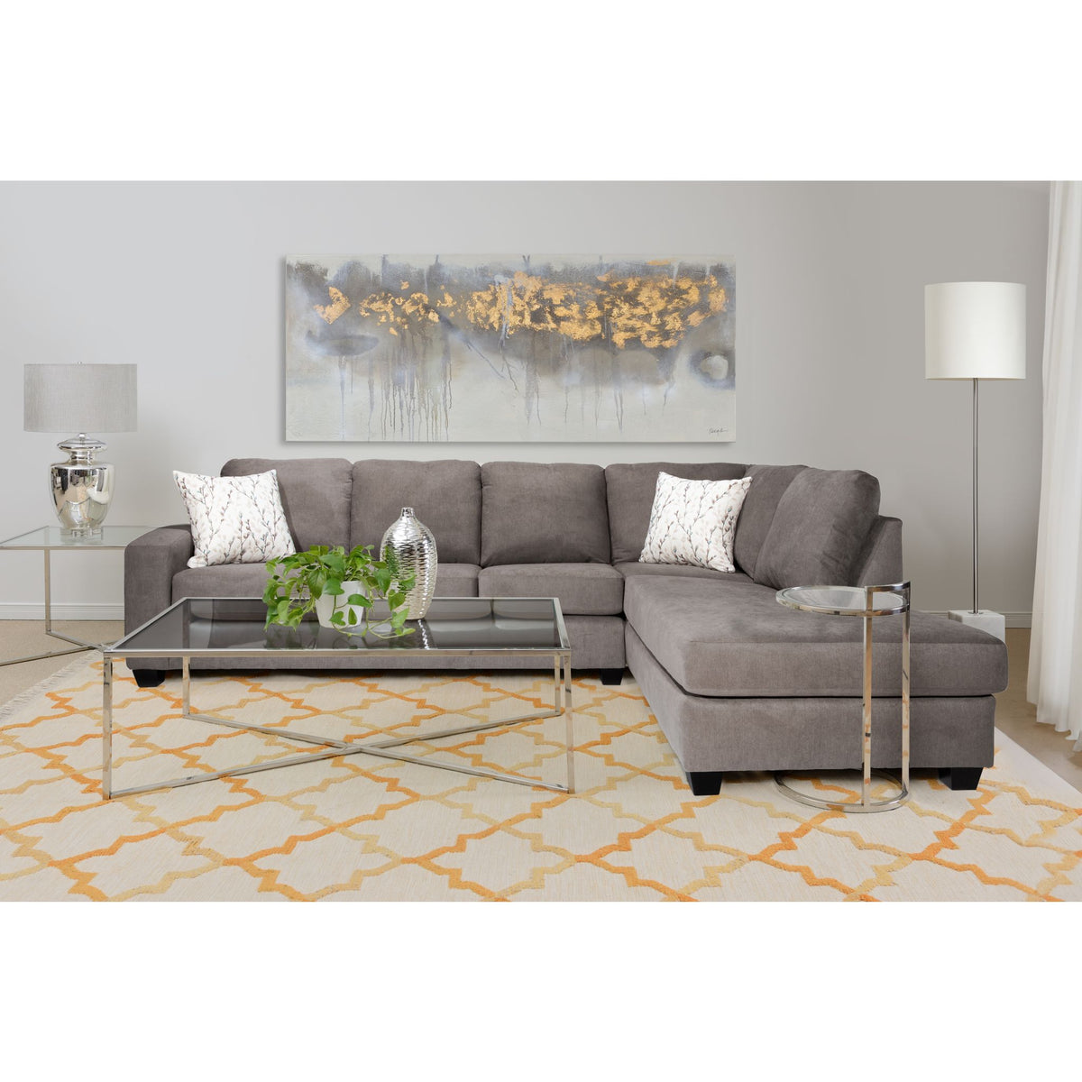 Calypso 2 Piece Sectional | Mobilier Felix Valois